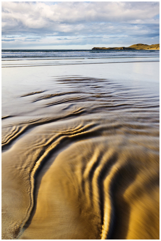Balnakiel beach burn