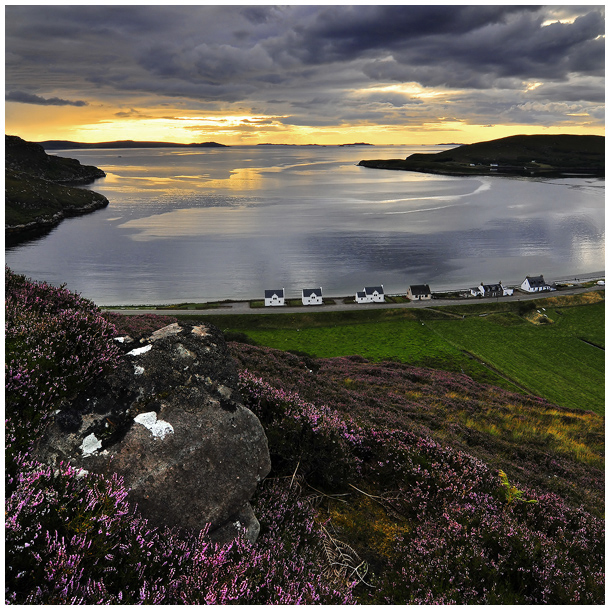 Summer sunset at Ardmair